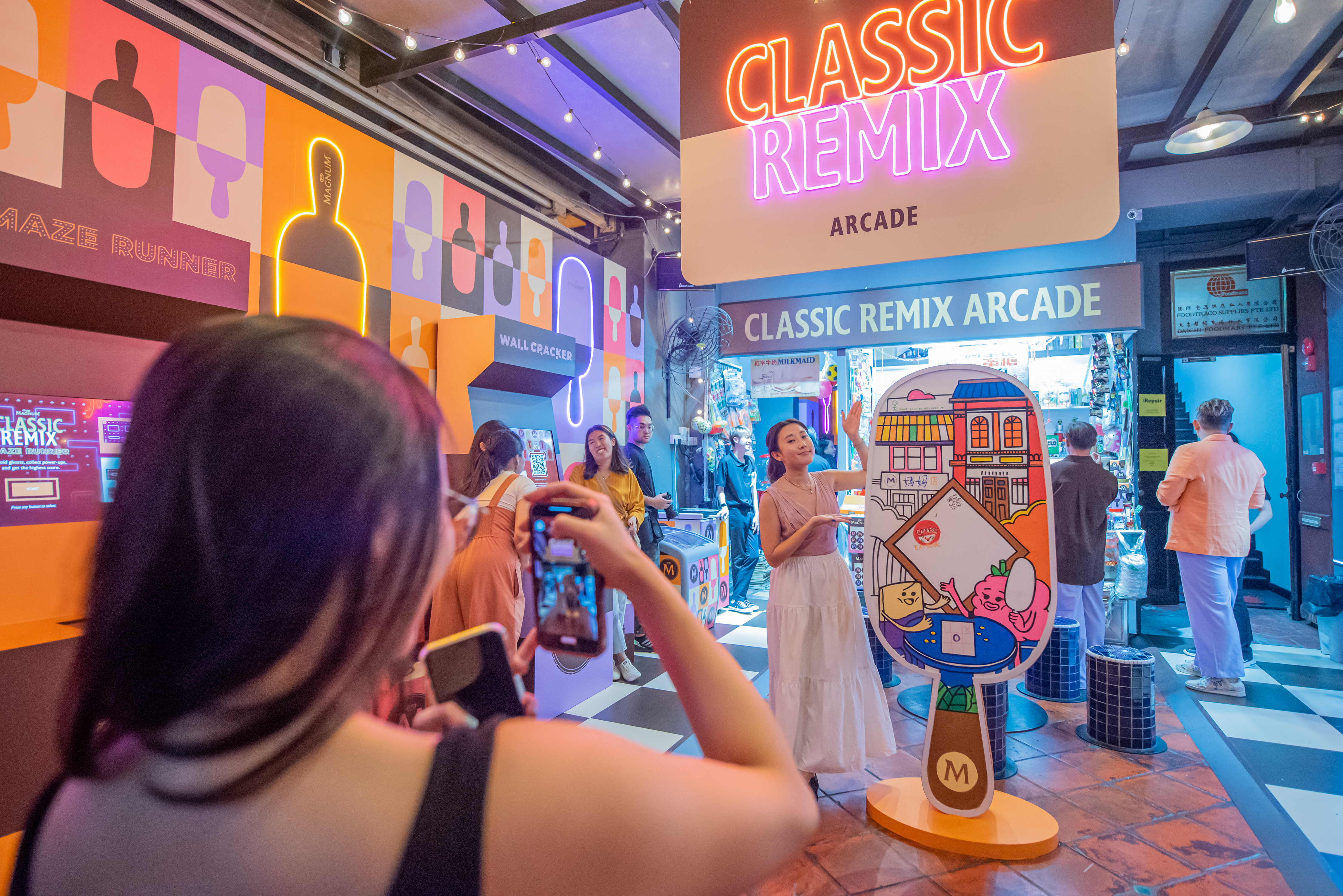 Magnum Classic Remix Arcade Pop-Up Has Games, IG-Worthy Backdrops & Fun Art